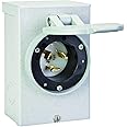 Amazon.com: Reliance Controls PB50 50-Amp (CS6375) NEMA 3R Power Inlet ...