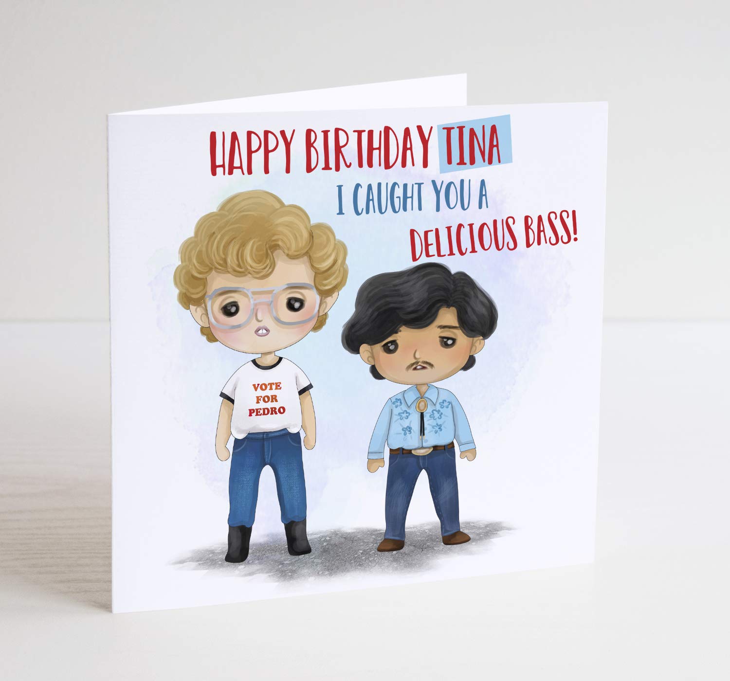 Napoleon Dynamite Birthday Card - Personalised: Amazon.co.uk: Handmade