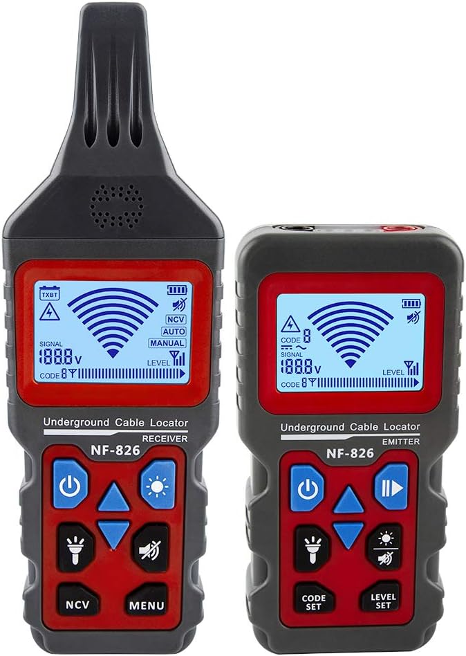 NOYAFA Underground Cable Tester Locator Wire Tracker Portable ...