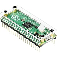 Amazon.com: Waveshare Clear Acrylic Protection Case for Raspberry Pi Pico, Customized Key Cap ...
