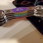 Amazon.com: Vremi Magnetic Stainless Steel Measuring Spoons - Set of 5 ...