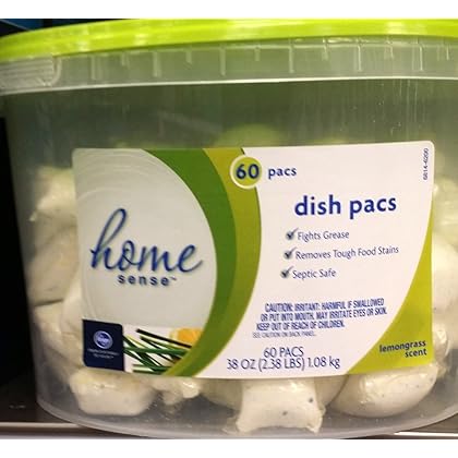 Kroger Home Sense Dish Pacs, 60 count, 38 Oz (Pack of 2) save price in ...
