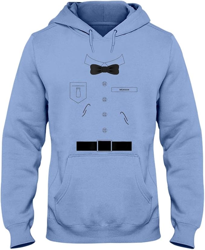 MCTEL Funny Milkman Halloween Milk Deliveryman Costume E: Amazon.co.uk ...