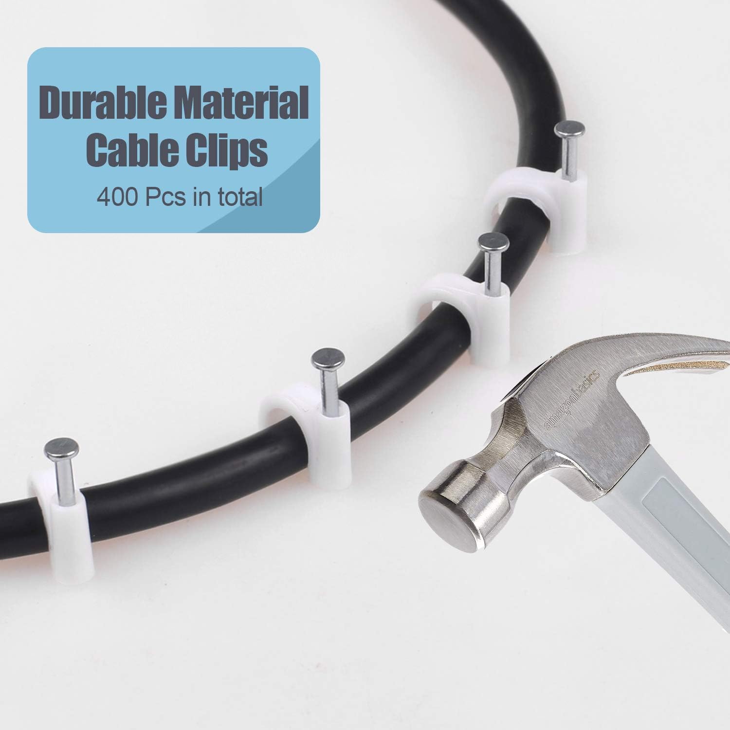 Round Cable Clips,Hoiny Cable Clips Assortment 4mm 6mm 8mm 10mm ...