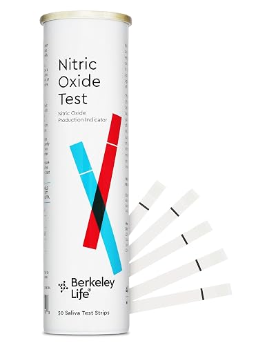 Berkeley Life Nitric Oxide Test Strips - at-Home, Non-Invasive Saliva ...