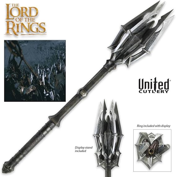 Lord of the Rings Replica 1/1 Mace of Sauron with One Ring: Amazon.co ...