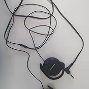 Panasonic RP-HS46E-K Slim Clip on Earphone - Black: Amazon.co.uk ...