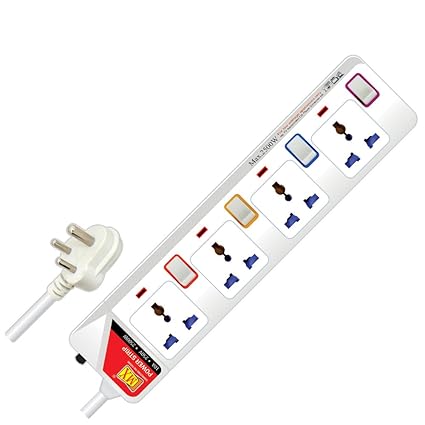 Amazon.in: Buy MX Surge Protector Spike Guard with 4 Universal Sockets ...