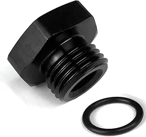 Amazon.com: 6AN Male O-ring Boss Port Plug Seal Nut Block Off Cap ...