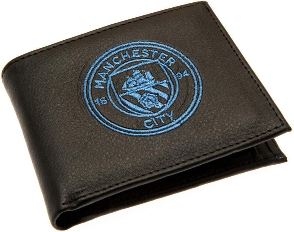 Manchester City FC Embroidered Wallet: Amazon.co.uk: Clothing