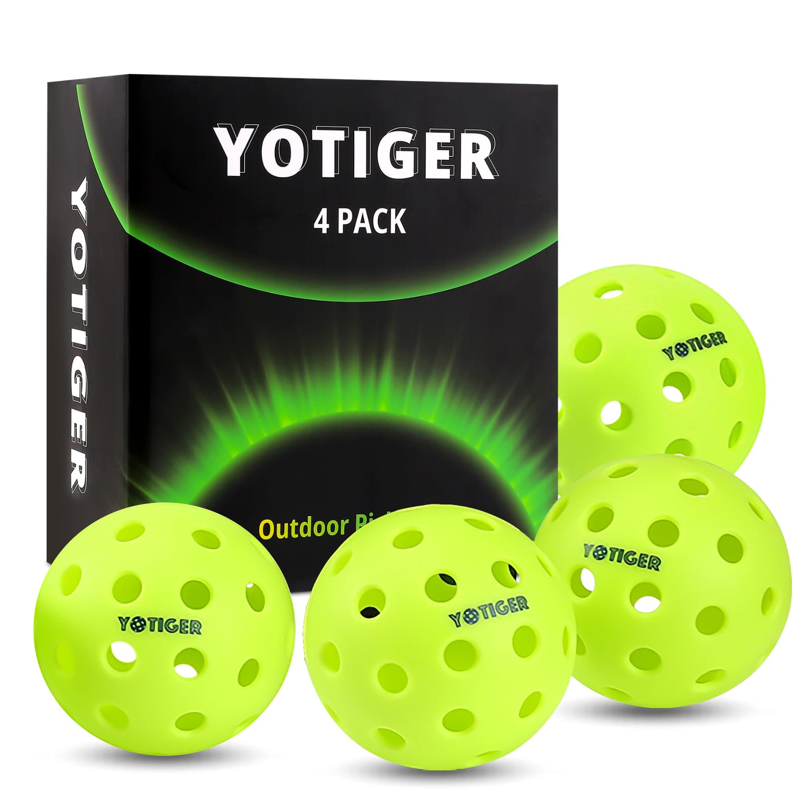 Mua YOTIGER Pickleball Balls, 4 Pack | 12 Pack | 36 Pack - 40 Holes ...
