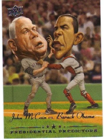 Amazon.com: 2008 Upper Deck Presidential Predictors #PP-11 Barack Obama ...
