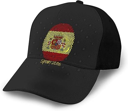 N/ Spain World Cup 2018 Cap Baseball Hat Classic Adjustable Black ...
