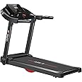 CURSOR FITNESS Home Folding Treadmill with Pulse Sensors, 2.5 HP Quiet ...