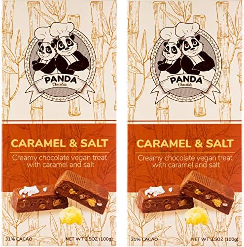 Panda Chocolate 2-Pack Creamy Dairy Free Milk Chocolate Bar | 100% ...