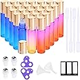 Amazon.com: PrettyCare 24 Pack, 10 ml Essential Oil Roller Bottles with Stainless Steel Roller ...