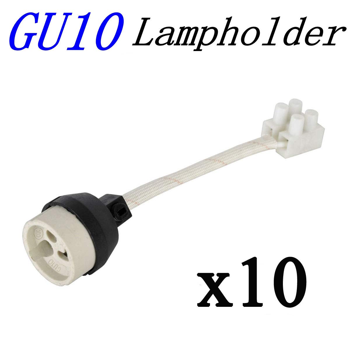 Gu10 Base Socket Led Bulb Halogen Lamp Plug Holder Ceramic, 41% OFF