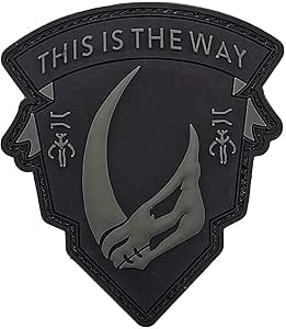 Amazon.com: Miltacusa Mudhorn Mando Inspired Shield Patch [Hook Fastener Backing - PVC Rubber- MH8]