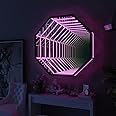 Amazon.com: MNBVH 3D Octagon Infinity Mirror Light,Remote Control LED ...