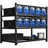 Amazon.com: Kingwin Bitcoin Miner Rig Case W/ 6, or 8 GPU Mining ...