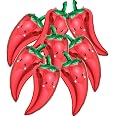 Amazon.com: Smile Vegetable Chili Pepper Balloons Veggie Party Balloons ...