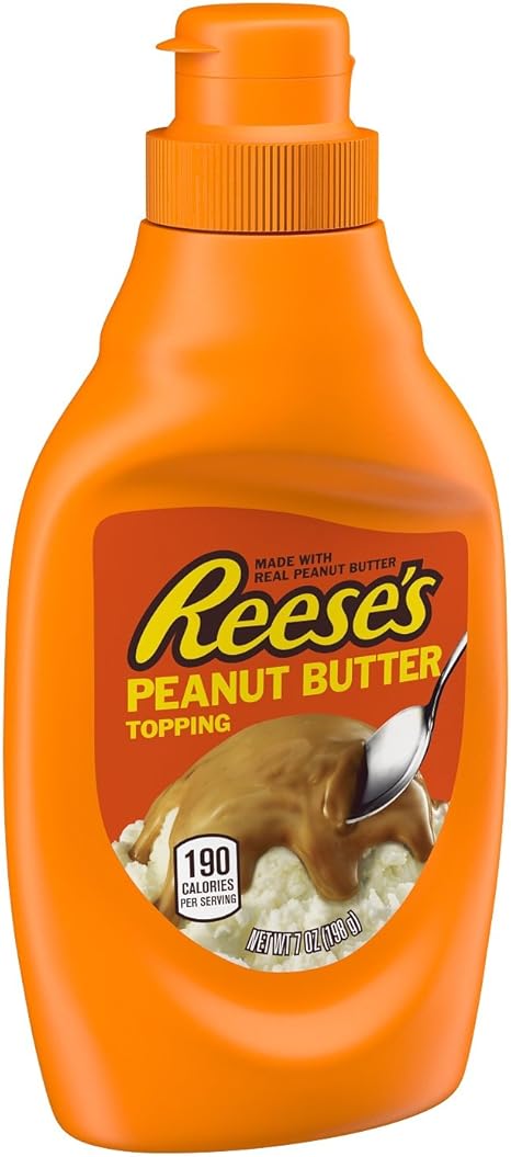 Reese's Peanut Butter Syrup Topping (198g): Amazon.co.uk: Grocery