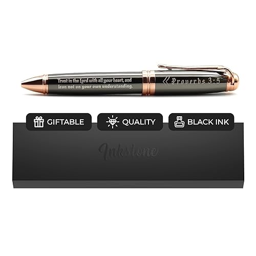 Inkstone Proverbs 3:5 Engraved Gift Pen - Trust in the Lord with All ...