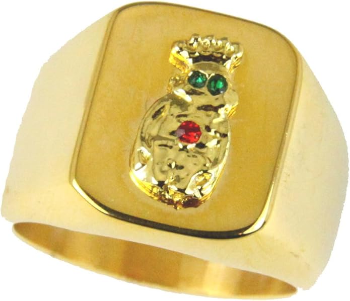 T19 Royal Order of Jesters Ring Roj Jester Billiken Shriner Mens R.O.J ...