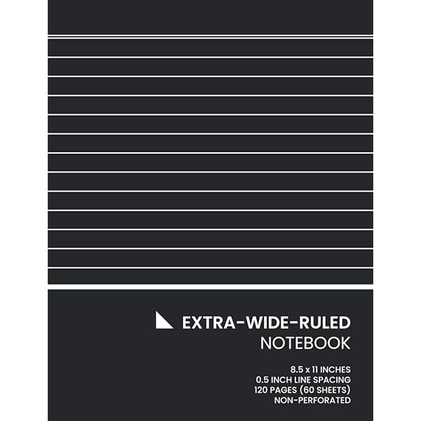 Wide Ruled Paper Spacing