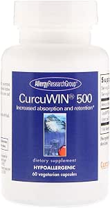 Amazon.com: Allergy Research Group CurcuWin 500, 60 Vegetarian Capsules ...