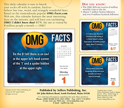 OMG Facts: Hard To Believe, True Facts - All Year Long 2018 Boxed/Daily ...