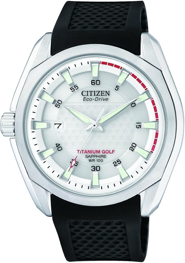 Citizen Men's BM7120-01A Titanium Golf Eco Drive Watch: Amazon.co.uk ...