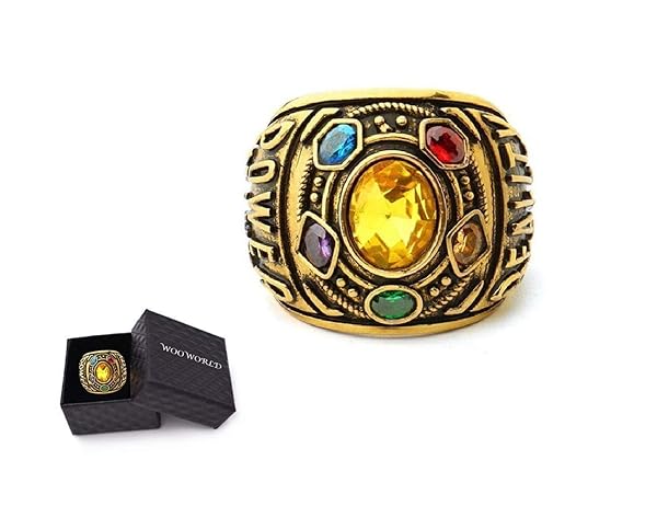 GuatemalaDigital.com: Wooworld Infinity Stones Ring Inspirational Power ...