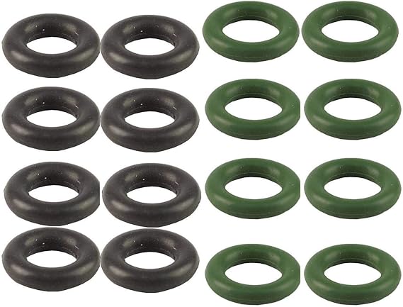 Amazon.com: Bapmic 0149976845 Upper & Lower Fuel Injector Seal/O-Ring ...
