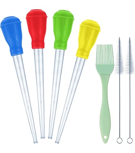 Bulb Syringe HOLIDYOYO 11-inch Turkey Baster With Rubber Bulb Extra ...