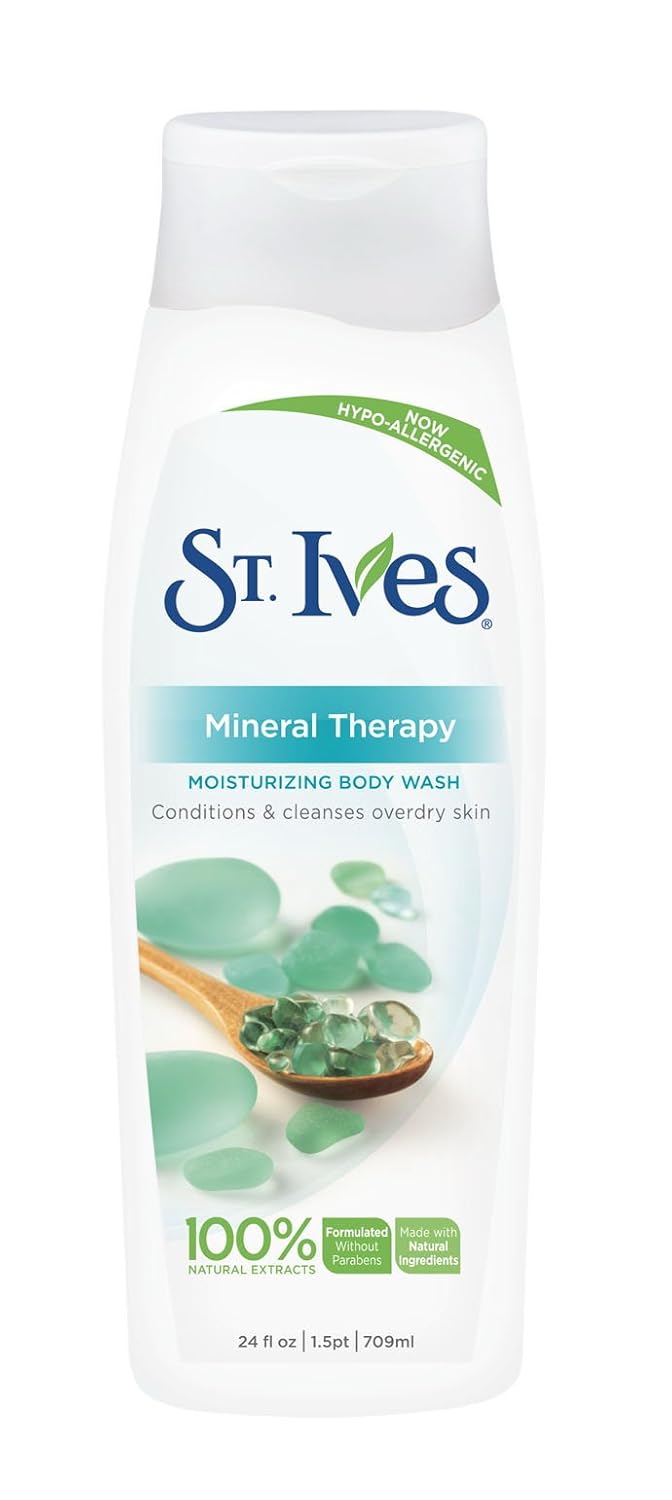 Amazon.com : St. Ives Body Wash Mineral Therapy, 24 Ounce (Pack of 2 ...