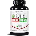 Amazon.com: Healthfare Rutin Supplement 500mg | 200 Vegan Capsules ...