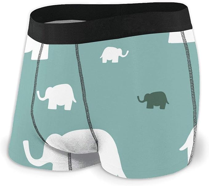 Calzoncillos tipo bóxer para hombre, con diseño de elefantes grandes ...