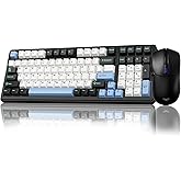 Amazon.com: AULA Wireless Keyboard and Mouse Combo, F99 Mechanical Gaming Keyboards Hot ...
