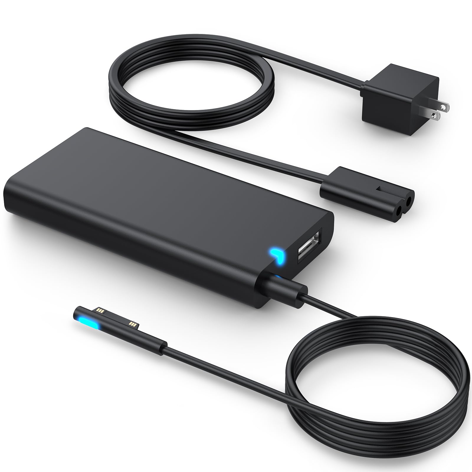 Surface Pro Charger for Microsoft Surface Pro 9, 8, 7+, 7, 6, 5, 4, 3 ...