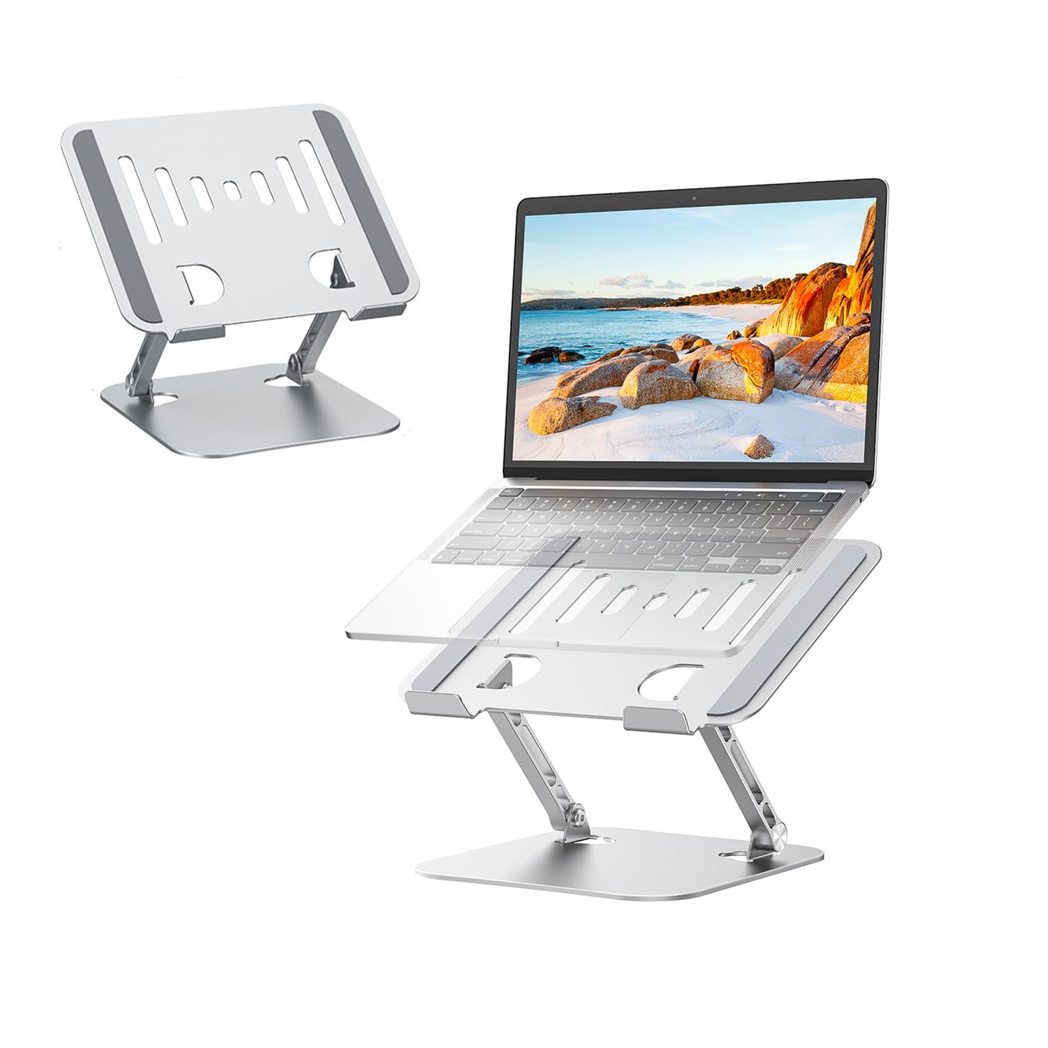 Laptop Stand Adjustable Laptop Stand for Desk Aluminum Laptop Stand ...