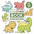 Coloring Book Dinosaurs For Kids: For Preschool Children Ages 3-5 - T ...