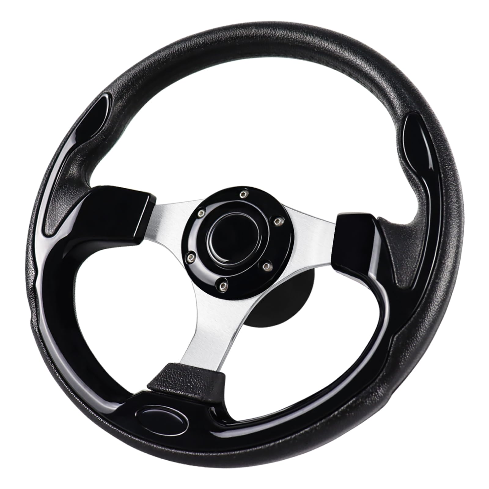 QYMOPAY 12.5inch, 3/4 Inch Axle Marine Steering Wheel Adapter, Anti ...