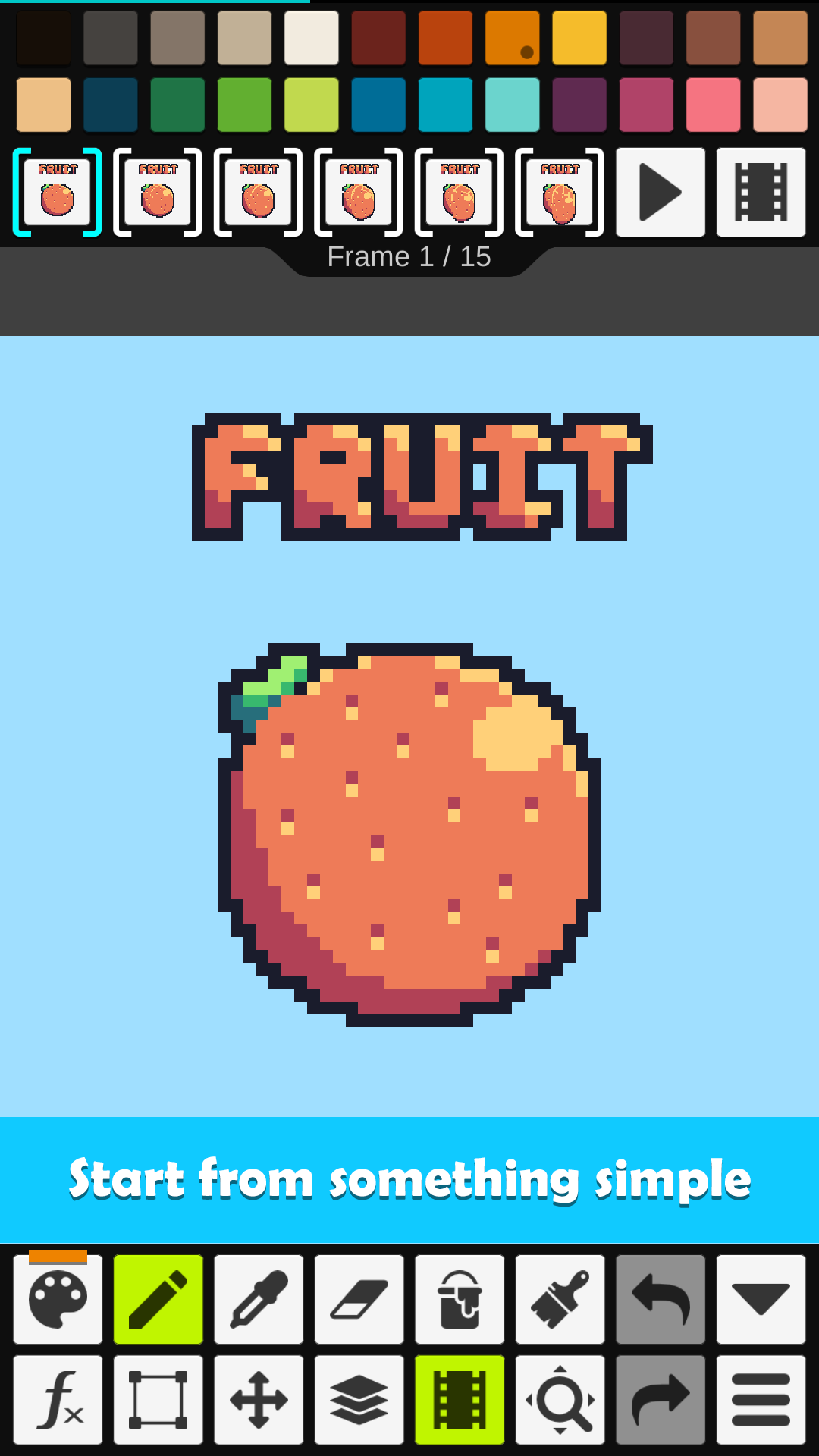 Pixel Studio - Pixel art editor, GIF animation:Amazon.com:Appstore for ...