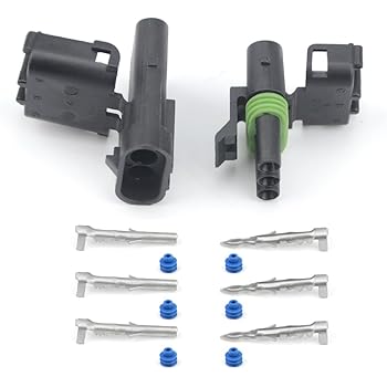 Amazon.com: CNKF 10 Sets GM Haltech MAP 3 pin way male and female ...