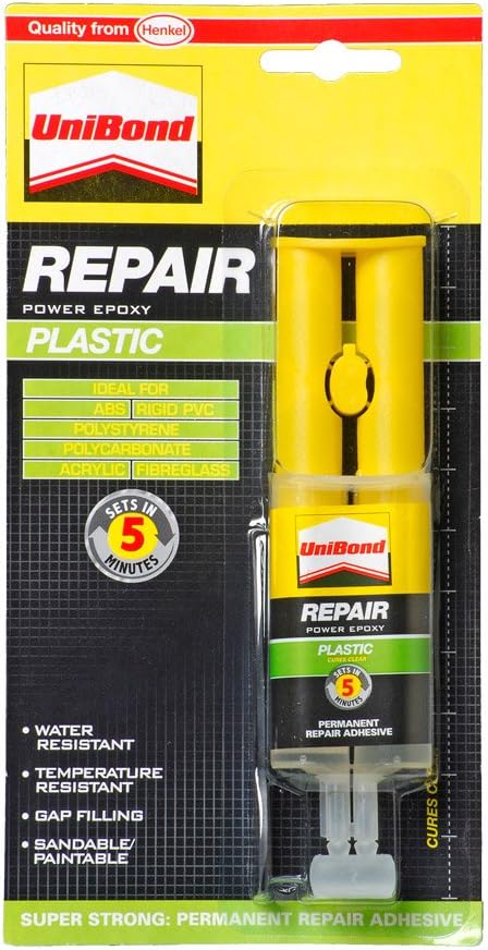 UniBond Repair Power Epoxy Plastic - 25 ml: Amazon.co.uk: DIY & Tools