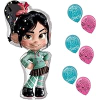 Amazon.com: Disney's Wreck It Ralph 18" Foil Balloon with Vanellope ...