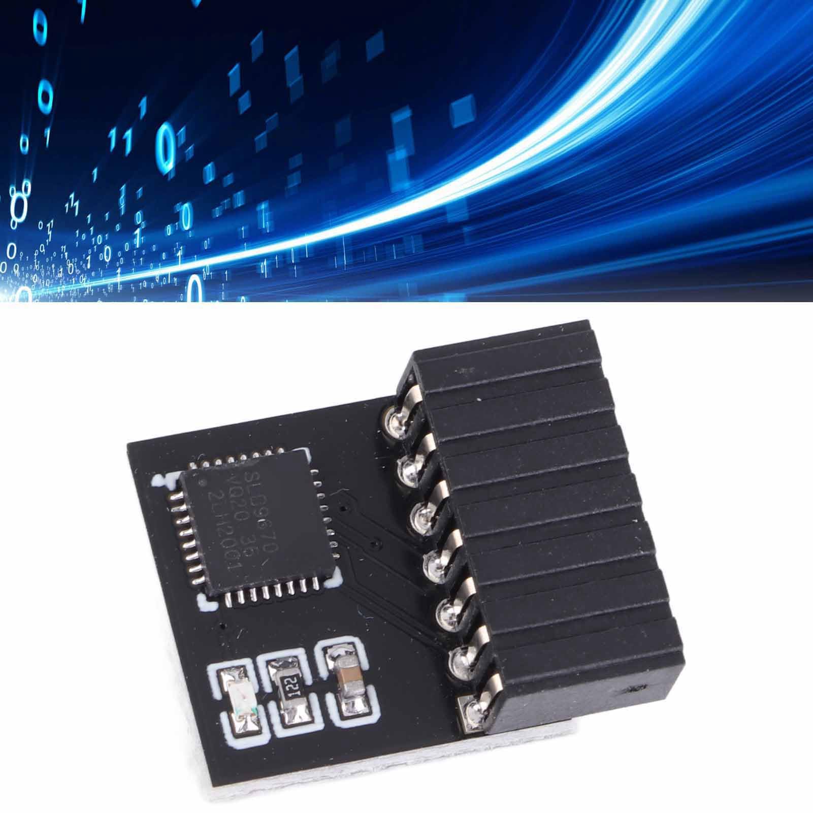 Mua TPM 2.0 Module, Black PCB 14Pin SPI TPM 2.0 Encryption Security ...