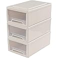 Amazon.com: Oymlclivisa 3 Packs Stackable Plastic Storage Drawer ...