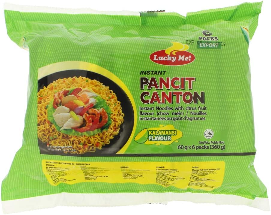 Lucky Me Instant pancit Canton Instant Noodles with Citrus Fruit ...